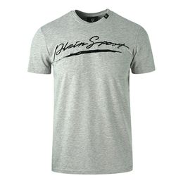 Philipp Plein Sport Signature Logo Grey T-Shirt