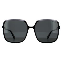 Polaroid Square Womens Schwarz Grau Polarisiert 90041091