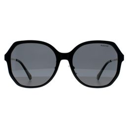 Polaroid PLD 6177/G/S 807 M9 schwarz grau polarisierte Sonnenbrille