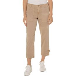 Utility Crop Cargo Jeans mit schmalem Bein in Biscuit Tan