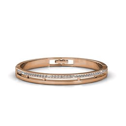 Elegante Armb&auml;nder - Ros&eacute;gold und Kristall
