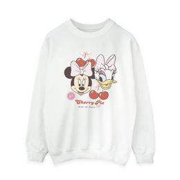 Disney - "Cherry Pie" Sweatshirt f&uuml;r Damen (Wei&szlig;/Wei&szlig;)