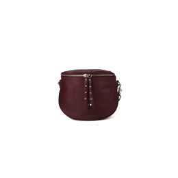 Giulia Monti Schultertasche Burgundy