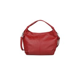 Giulia Monti Schultertasche Burgunderrot
