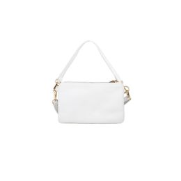Giulia Monti Schultertasche Wei&szlig;
