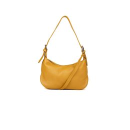 Giulia Monti Schultertasche Senfgelb