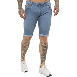 Kruze By Enzo | Herren Skinny Fit Denim Shorts