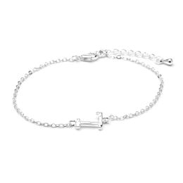 Luxenter Armband mit Silberfinish &ndash; Alphabet