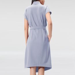 Cache-Coeur Kleid mit V-Ausschnitt