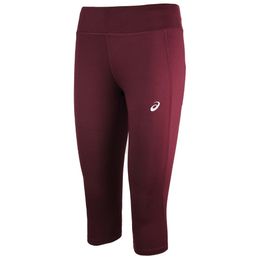 asics 3/4 Damen Burgund Leggings