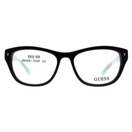 Guess Square Womens Schwarz Blau GU2452