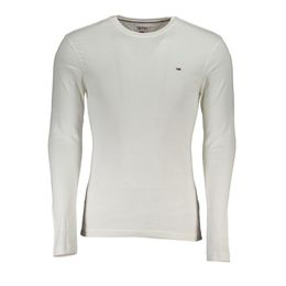 Tommy Hilfiger Wei&szlig;es Baumwoll-Herren-T-Shirt