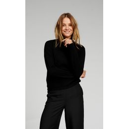 Basic Knit Rollkragen - Schwarz