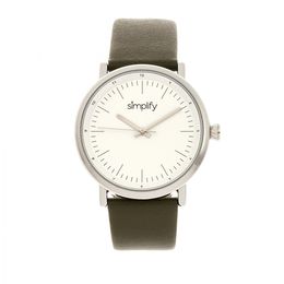 Vereinfachen Sie die 6200 Lederarmbanduhr