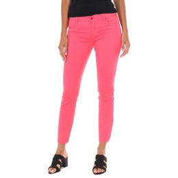 Met Lange Denim-Hose aus elastischem Stoff 10DBF0525-G291 Frau