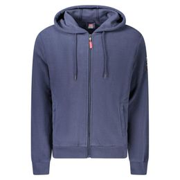 Norwegen 1963 Blauer Polyester-Herren-Hoodie