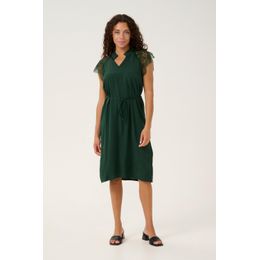 Cream Kleid gerade geschnitten dark green
