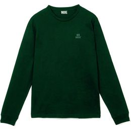 Diesel - Lang&auml;rmliges, Gr&uuml;nes T-shirt Mit Kleinem, Einfarbigem Logo