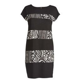 Gerades Kleid mit Druckdetail
