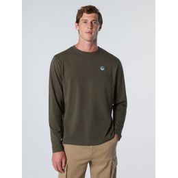 North Sails T-Shirt Langarm mit Logo-Patch