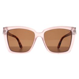 Atum Eden C2 gl&Atilde;&curren;nzende transparente Sonnenbrille mit braunem Farbverlauf
