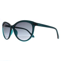 Calvin Klein Cat Eye Damen Kristall Teal Grau Farbverlauf CK19534S
