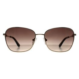 Guess Schmetterling Damen Gold Braun Farbverlauf GU7884