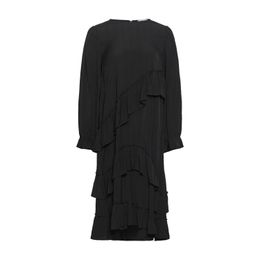 Noella Sierra Volantkleid in Schwarz