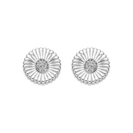 Luxenter Ohrringe aus 925er Sterlingsilber mit Zirkonia, rhodiniert &ndash; Olie