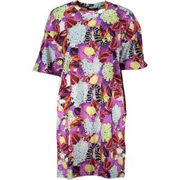 Cavalli Class Blumenmuster Mini T-Shirt Kleid Ca26767