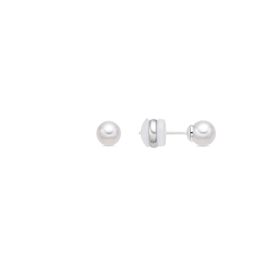 Luxenter Ohrringe mit Onyx Hydrothermalquarz in Silberoptik - Foris