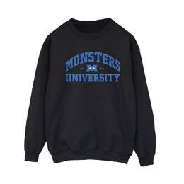 Disney Monsters University Logo-Sweatshirt f&uuml;r Damen/Damen (Schwarz)