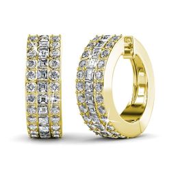 Olena Ohrringe - Gold und Kristall