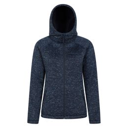 Mountain Warehouse Damen/Damen Nevis Kunstfell gef&uuml;ttert Full Zip Hoodie (Navy)