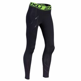 2XU Erfrischungswiederherstellung Kompression Womens Schwarz/gr&uuml;ne Strumpfhose