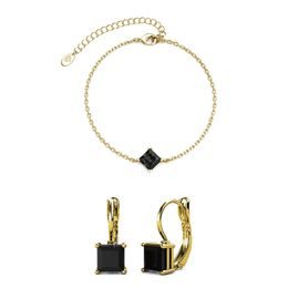 Calle Square Sets - Gold und Schwarz