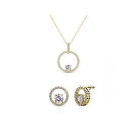 Desiree Set und Box - Gold und Kristall
