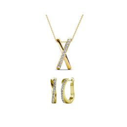 Criss und X Duo Set : Gold und Kristall