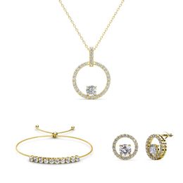 Mia Amory Sets - Gold und Kristall