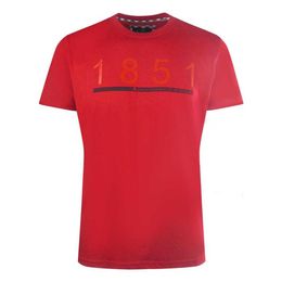 Aquascutum - "London 1851" T-Shirt f&uuml;r Herren (Rot)