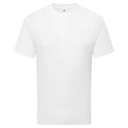 Fruit of the Loom - "Pure" T-Shirt f&uuml;r Herren/Damen Unisex, Baumwolle (Wei&szlig;)