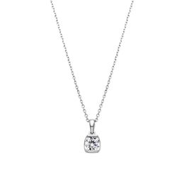 Luxenter Halskette aus 925er Sterlingsilber mit funkelnden Zirkonia, rhodiniert &ndash; Setentaitres