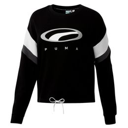 Puma 90S Womens Crewneck Sweatshirt Grafiklogo Jumper 579401 01