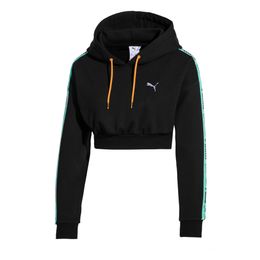 Puma x Sue Tsai Cropped Damenhodie mit Gekleber Logo Jumper Black 578211 01