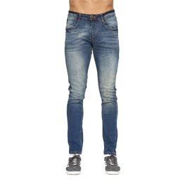 Duck and Cover - "Tranfold" Jeans f&uuml;r Herren (Blau get&ouml;nt)