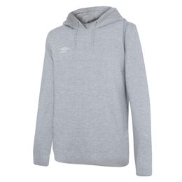 Umbro Damen/Damen Club Leisure Hoodie (Graumeliert/Wei&szlig;)