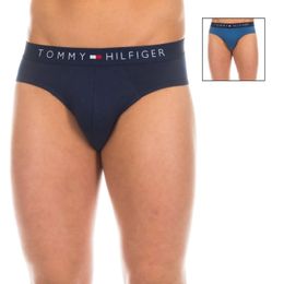 Tommy Hilfiger Pack-2 Slips atmungsaktives Gewebe und anatomische Front 1U87905064 Mann