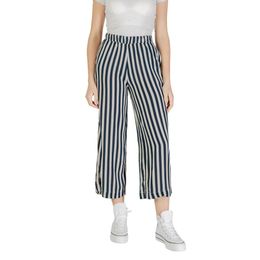 Ichi Blaue Viskose Culotte-Hose