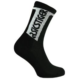 asics Logo Herren Schwarz/Wei&szlig; -Socken