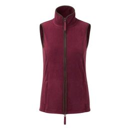 Premier - "Artisan" Weste f&uuml;r Damen (Burgunderrot/Braun)